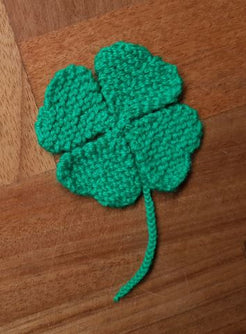 Four Leaf Clover Knitting Pattern PDF Download – Fitting in Knitting