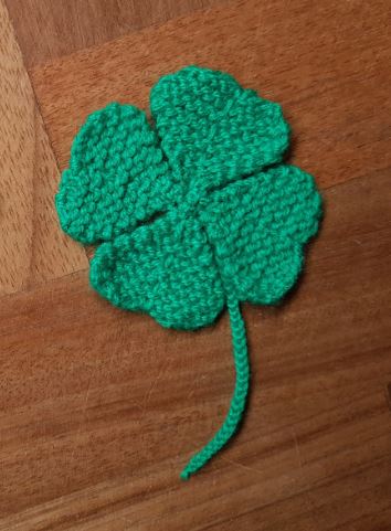 Four Leaf Clover Knitting Pattern PDF Download – Fitting in Knitting