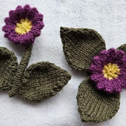 Flower Knitting Pattern PDF Download – Fitting in Knitting