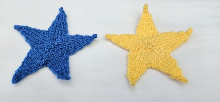 Star Knitting Pattern PDF Download – Fitting in Knitting