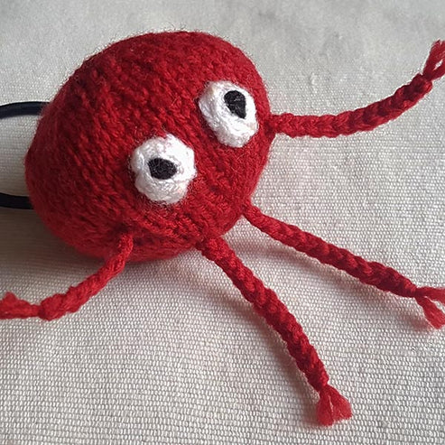 Red Nose Knitting Pattern PDF Download – Fitting in Knitting