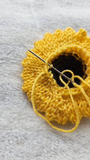 Sunflower Knitting Pattern PDF Download – Fitting in Knitting